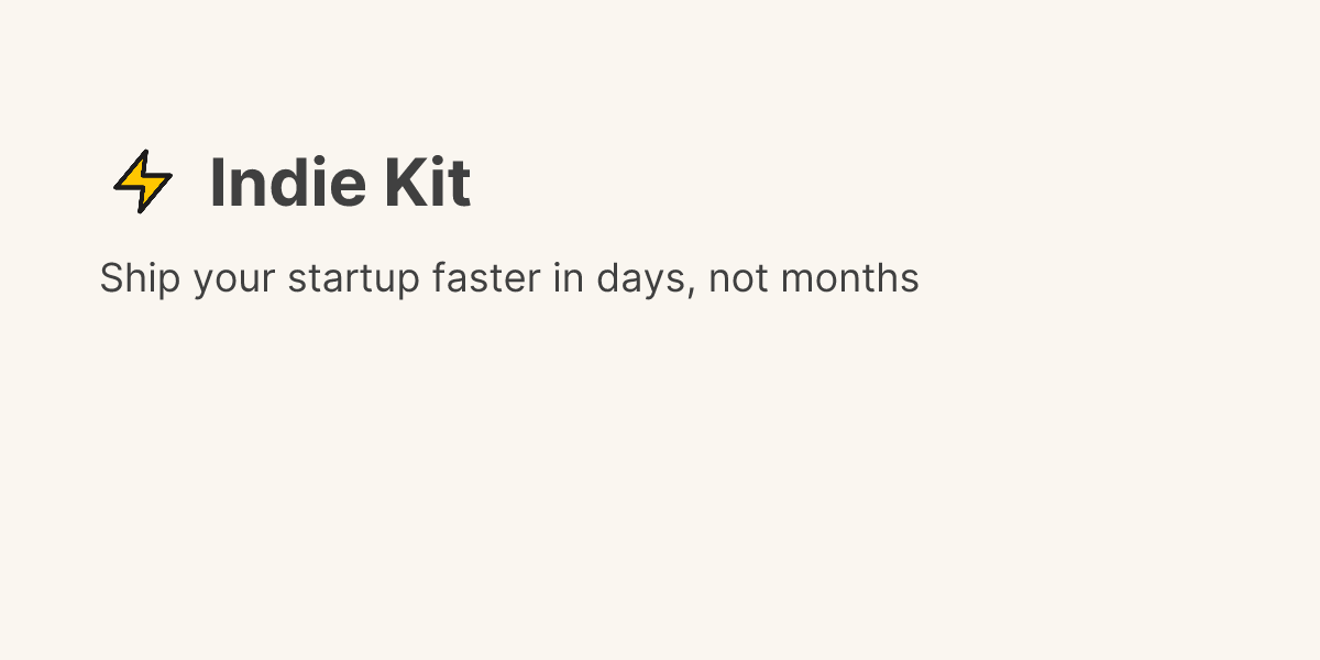 Indie Kit on Uneed | Uneed