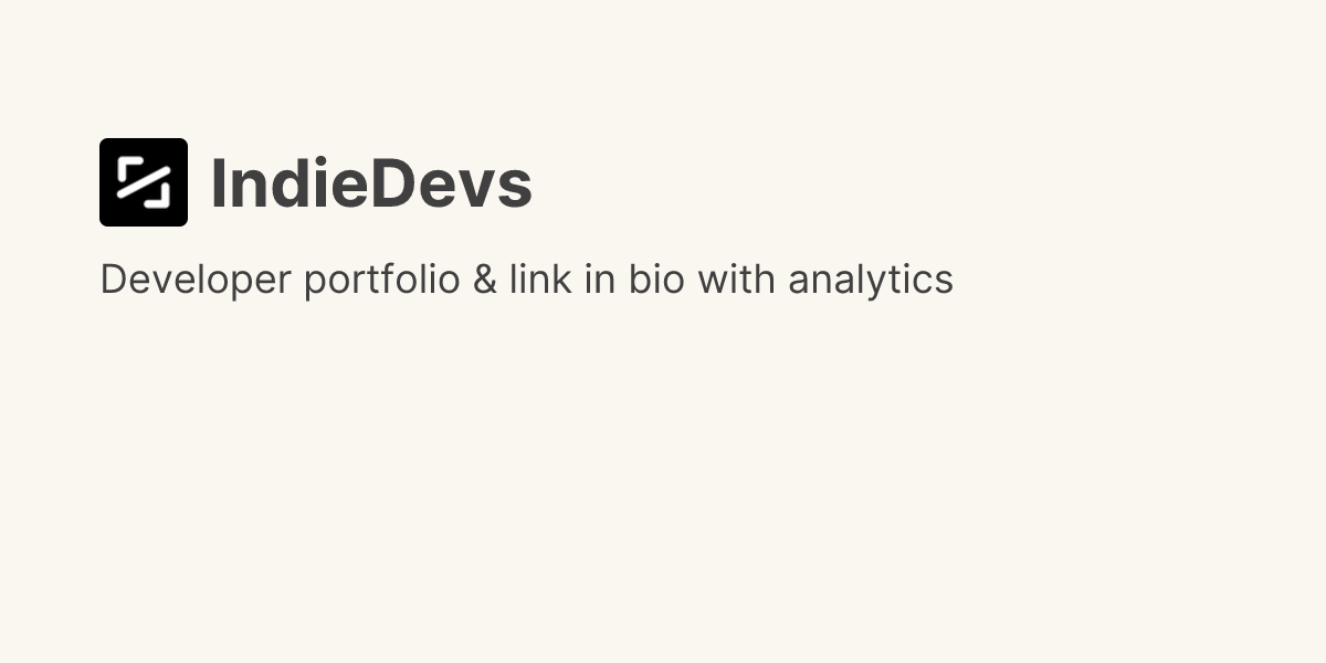 IndieDevs on Uneed | Uneed