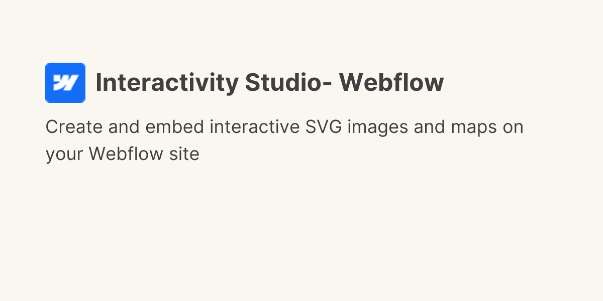 Interactivity Studio- Webflow on Uneed | Uneed