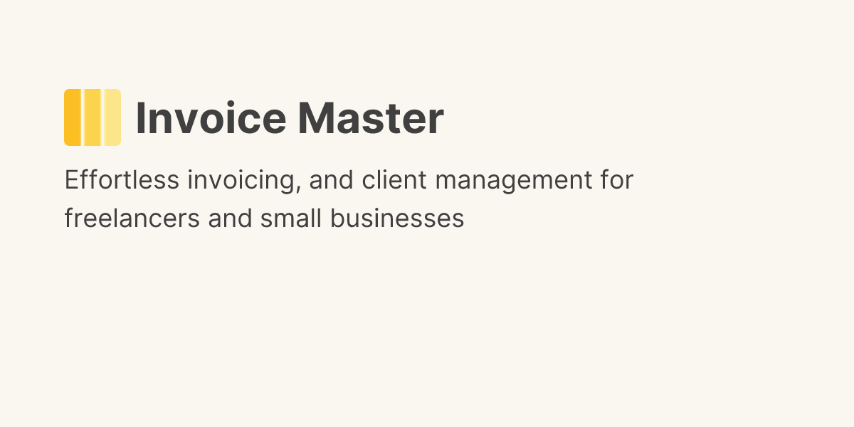 Invoice Master on Uneed | Uneed