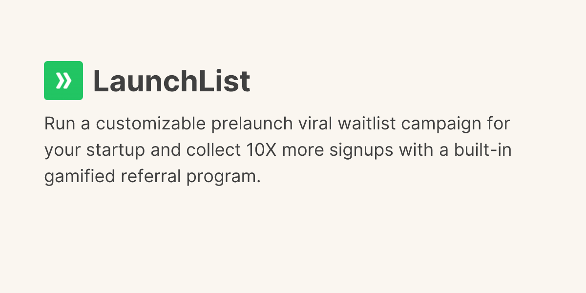 LaunchList on Uneed | Uneed