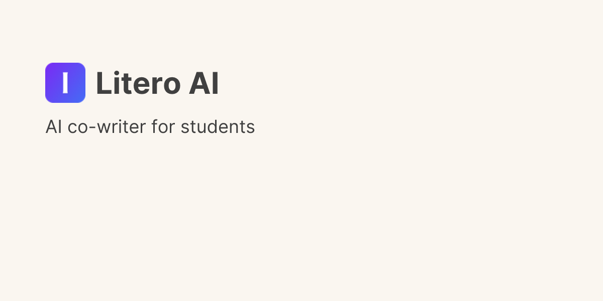 Litero AI on Uneed | Uneed