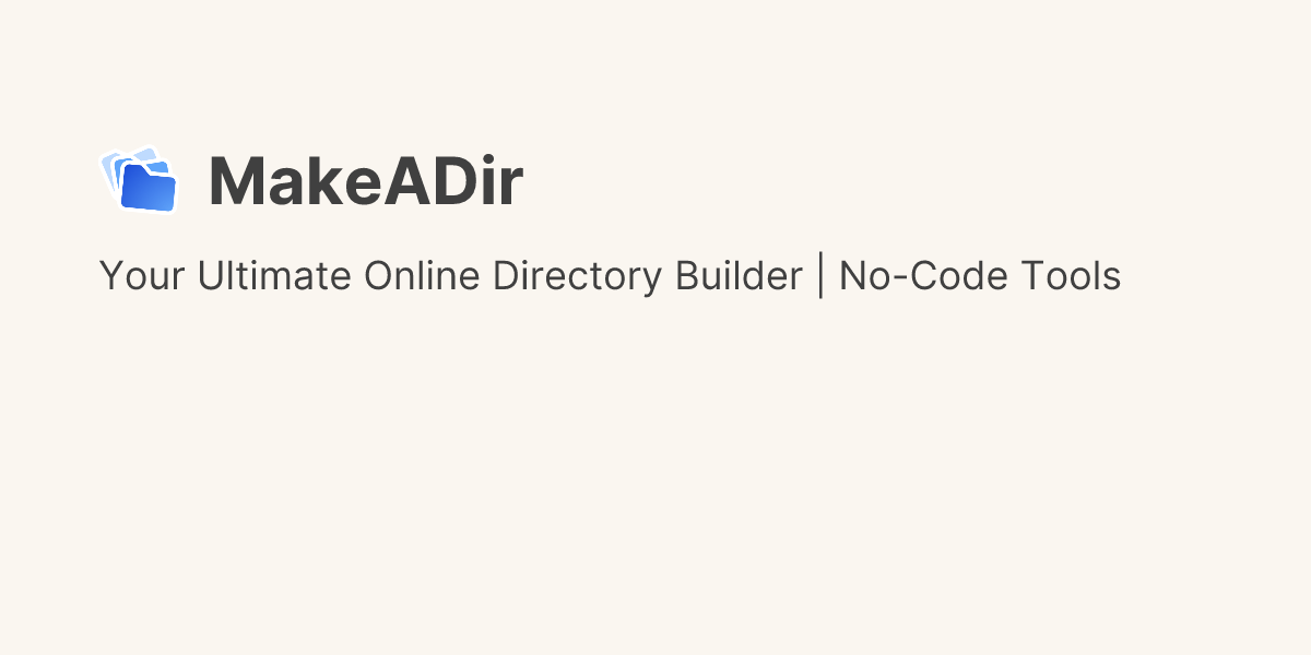 MakeADir on Uneed | Uneed