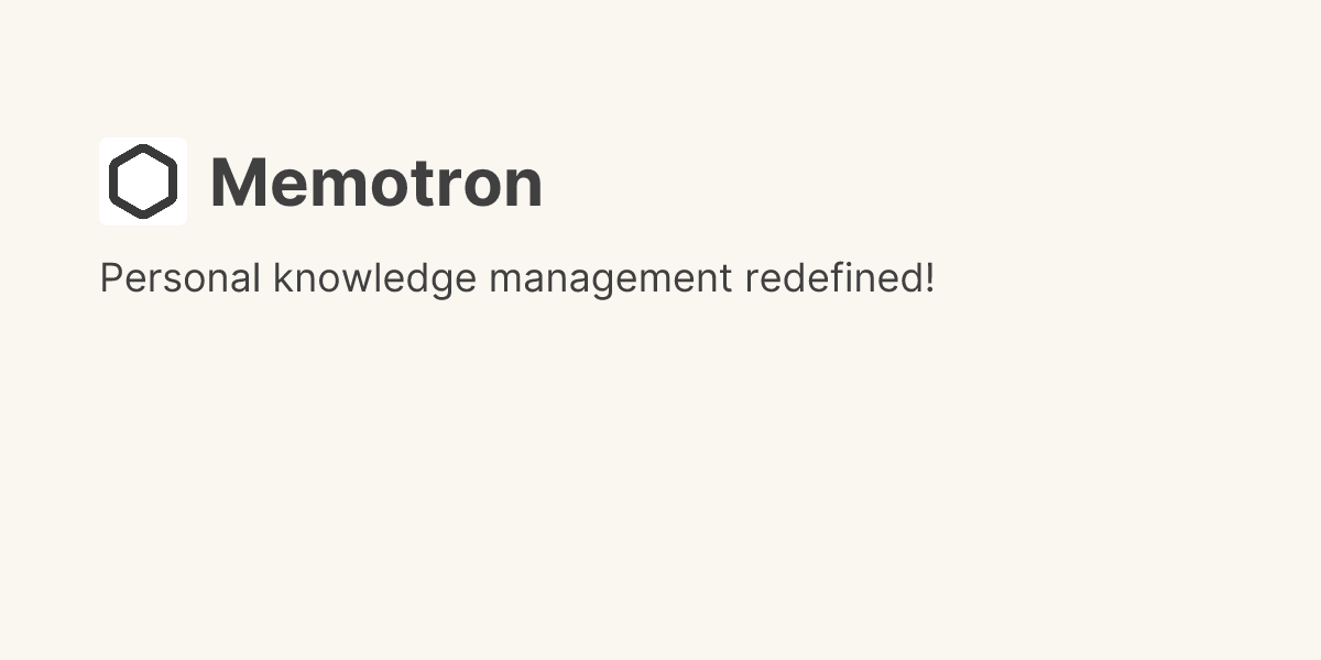 Memotron on Uneed | Uneed