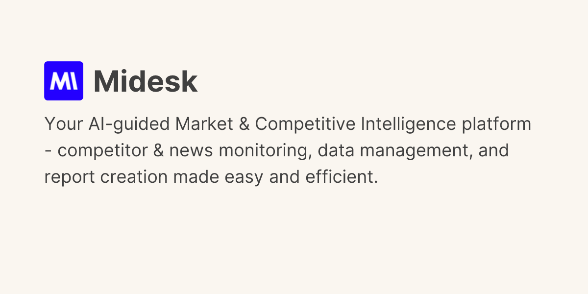 Midesk on Uneed | Uneed