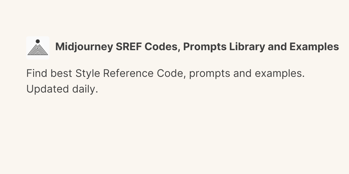 Midjourney SREF Codes, Prompts Library and Examples on Uneed | Uneed