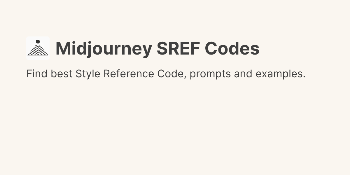 Midjourney SREF Codes on Uneed | Uneed