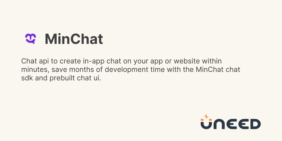 MinChat on Uneed | Uneed MinChat on Uneed | Uneed