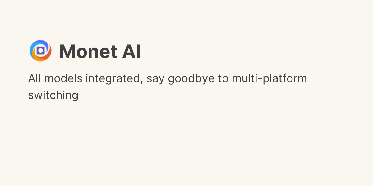 Monet AI on Uneed | Uneed