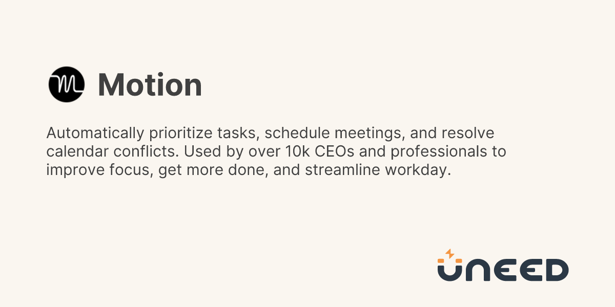 Motion on Uneed | Uneed Motion on Uneed | Uneed