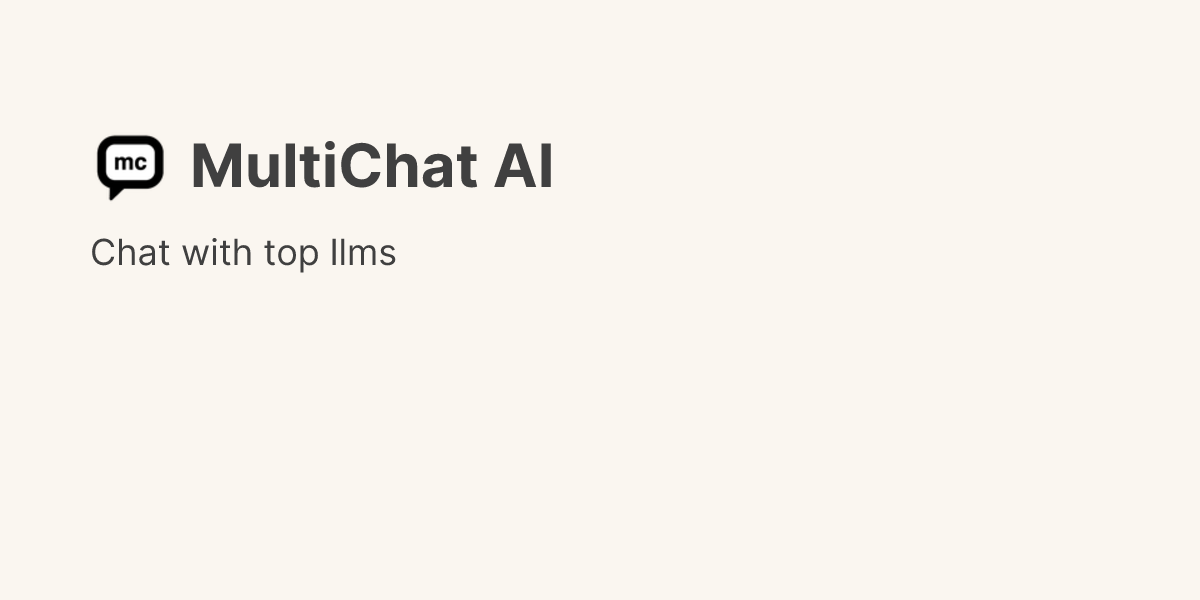 MultiChat AI on Uneed | Uneed