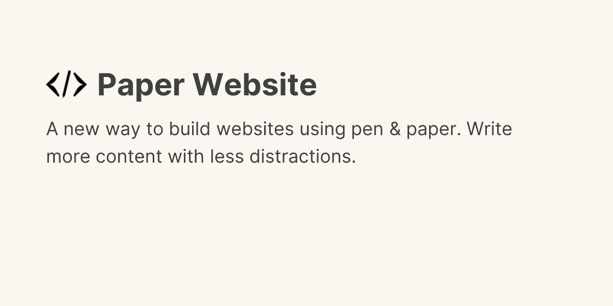 Paper Website on Uneed | Uneed