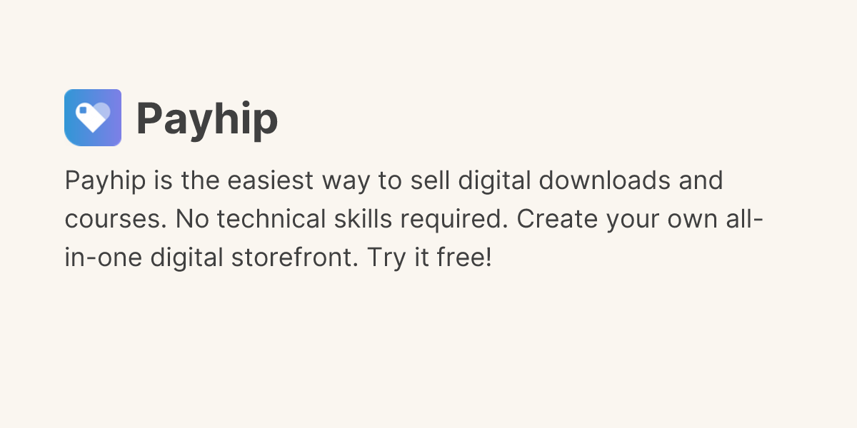 Payhip on Uneed | Uneed