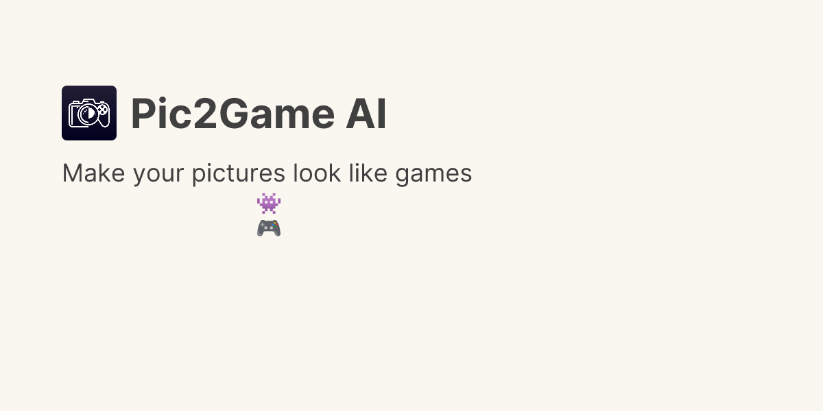 Pic2Game AI on Uneed | Uneed