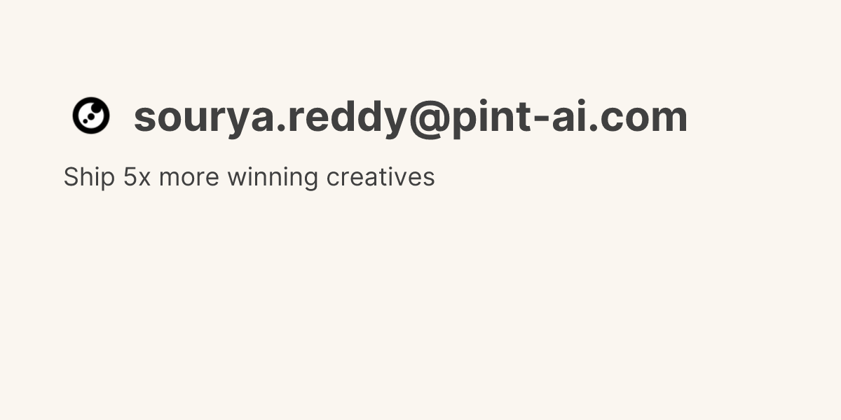 sourya.reddy@pint-ai.com on Uneed | Uneed