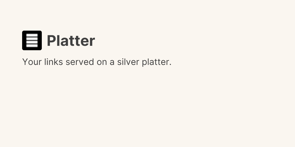 Platter on Uneed | Uneed