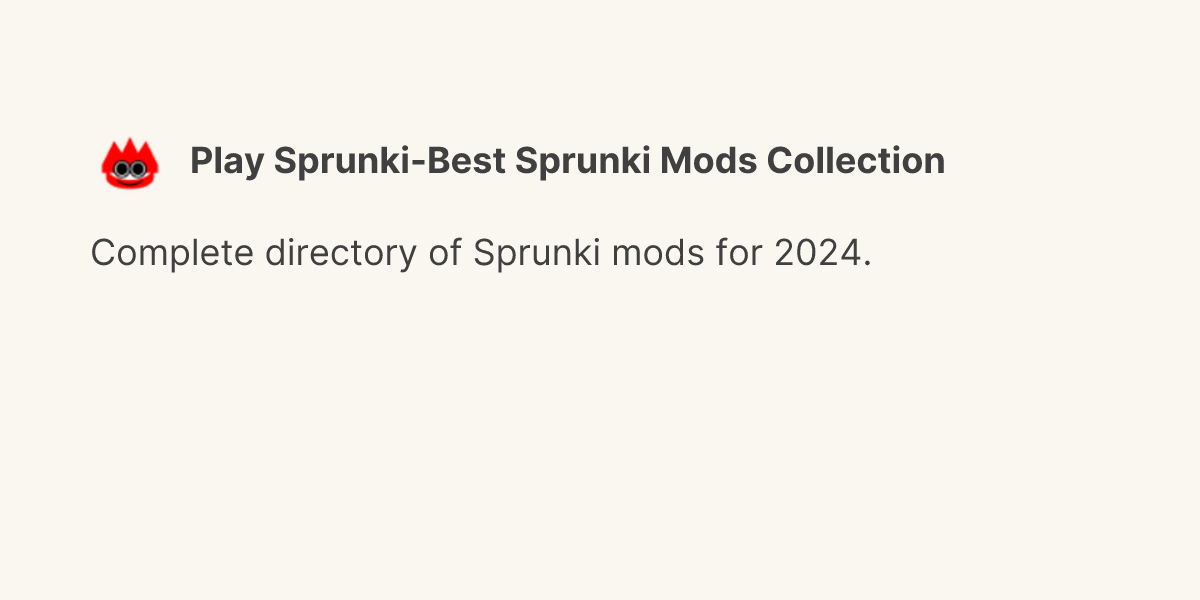 Play Sprunki-Best Sprunki Mods Collection on Uneed | Uneed