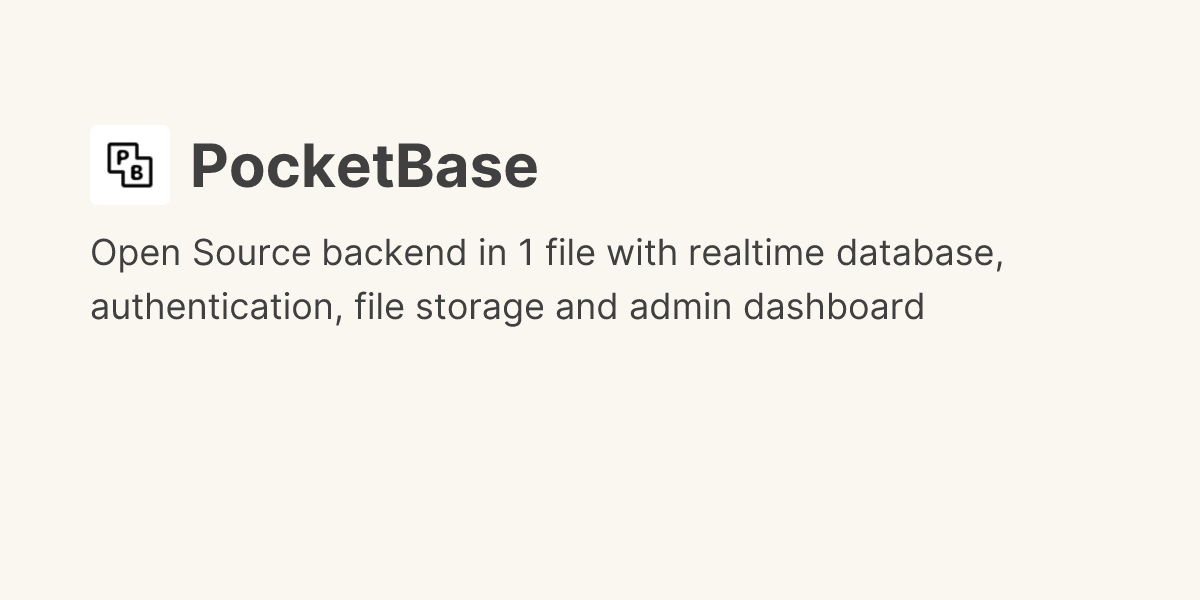 PocketBase on Uneed | Uneed