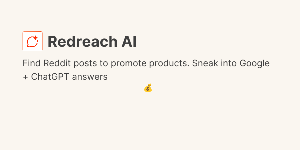 Redreach AI on Uneed | Uneed