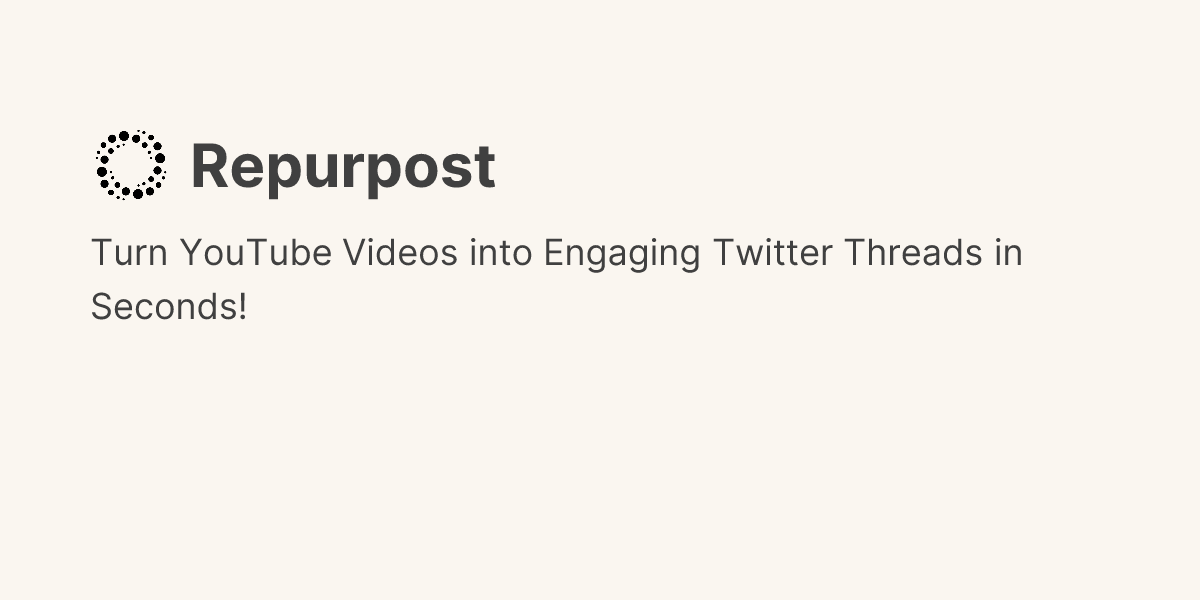 Repurpost on Uneed | Uneed