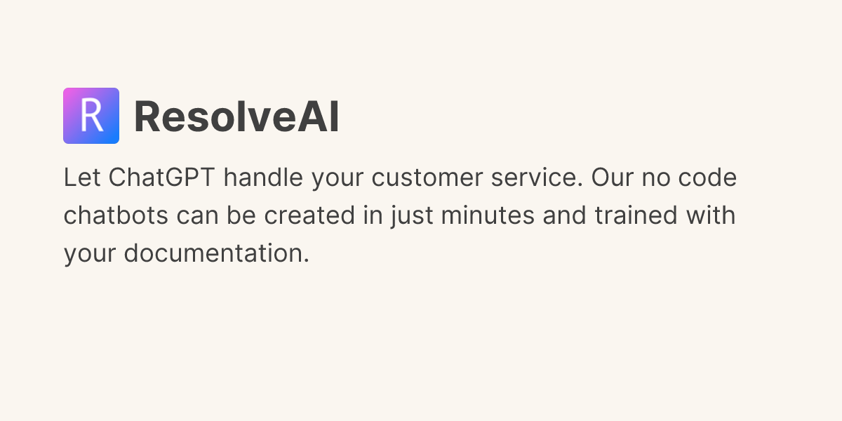 ResolveAI on Uneed | Uneed