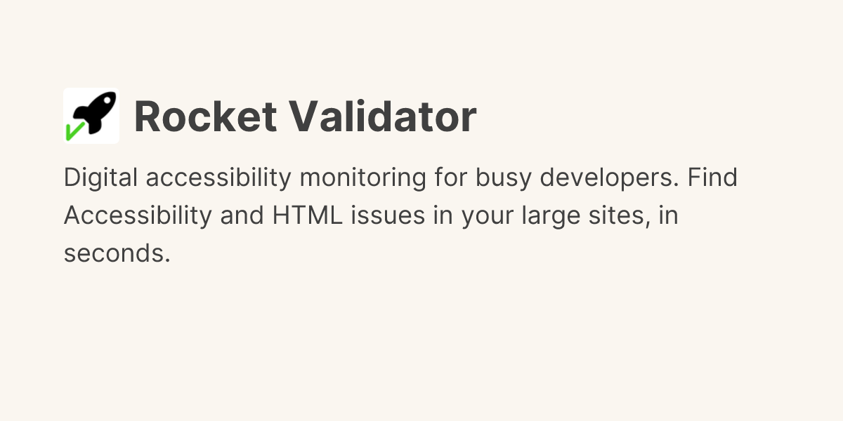Rocket Validator on Uneed | Uneed