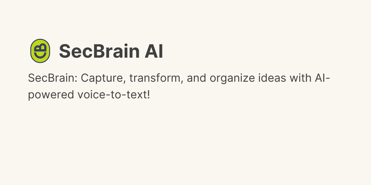 SecBrain AI on Uneed | Uneed