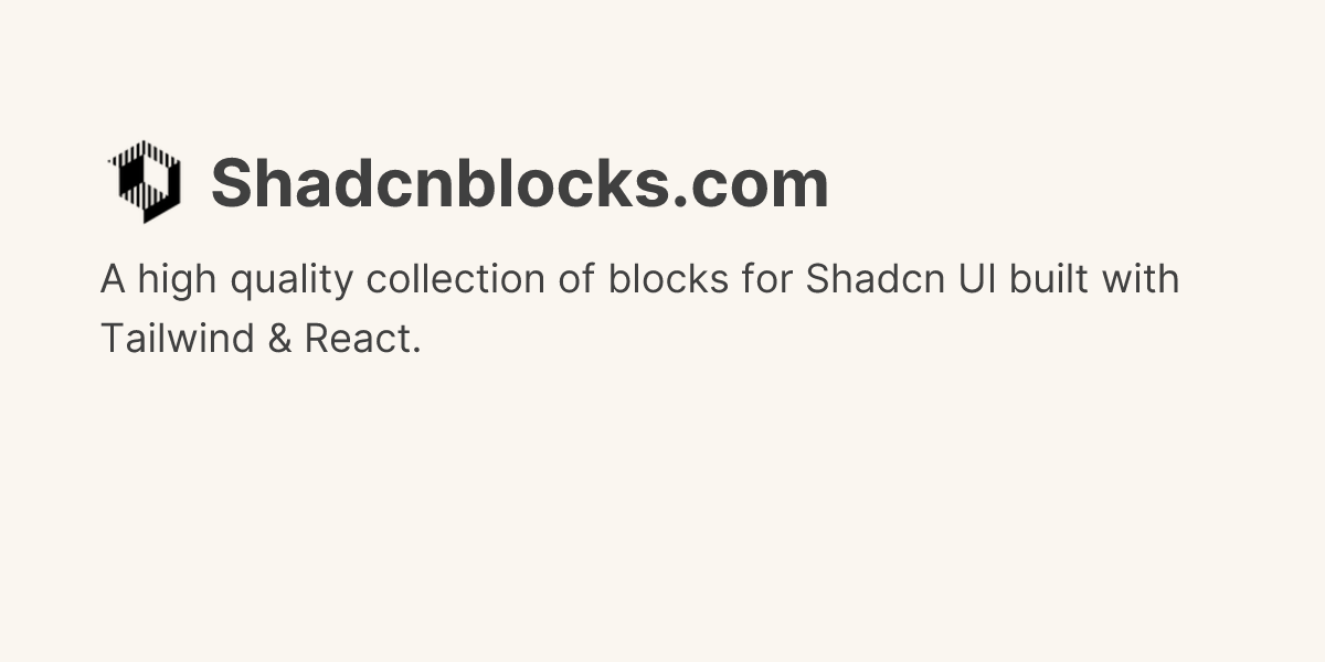 Shadcnblocks.com on Uneed | Uneed