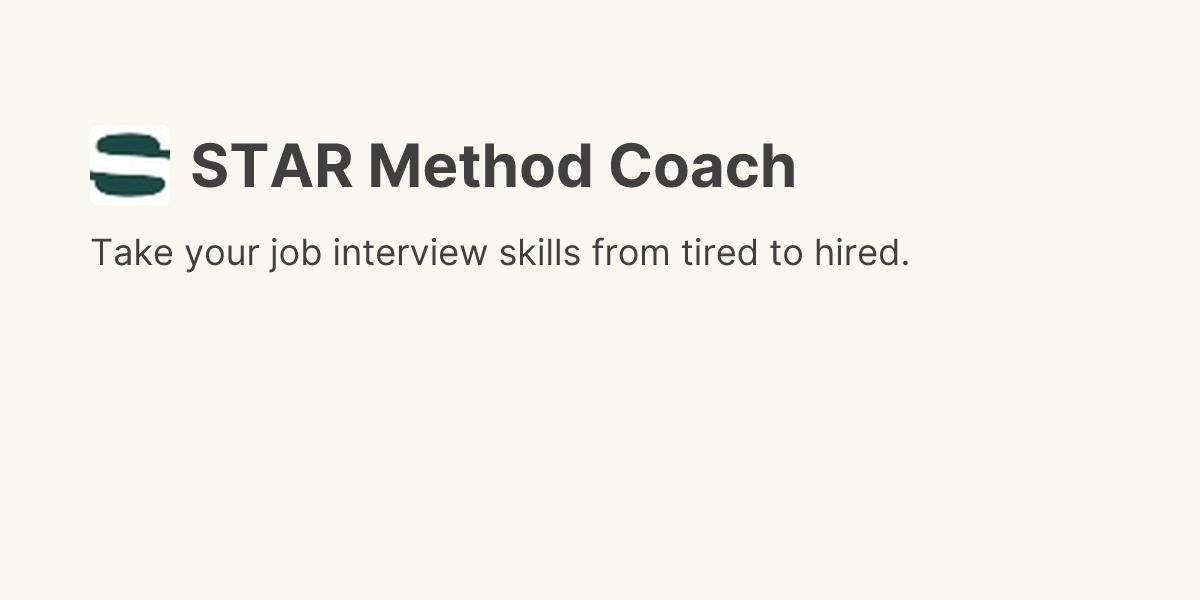 STAR Method Coach on Uneed | Uneed