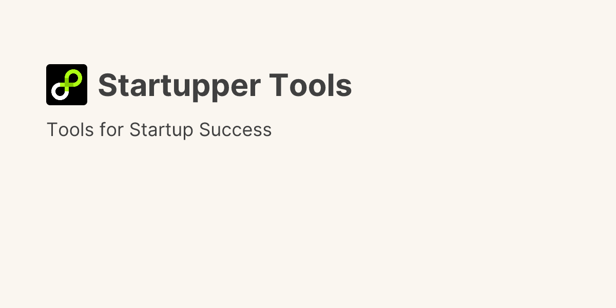 Startupper Tools on Uneed | Uneed