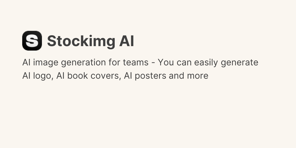 Stockimg AI on Uneed | Uneed
