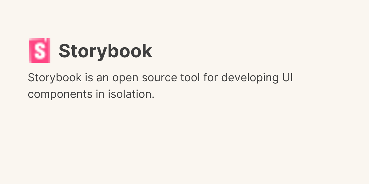 Storybook on Uneed | Uneed