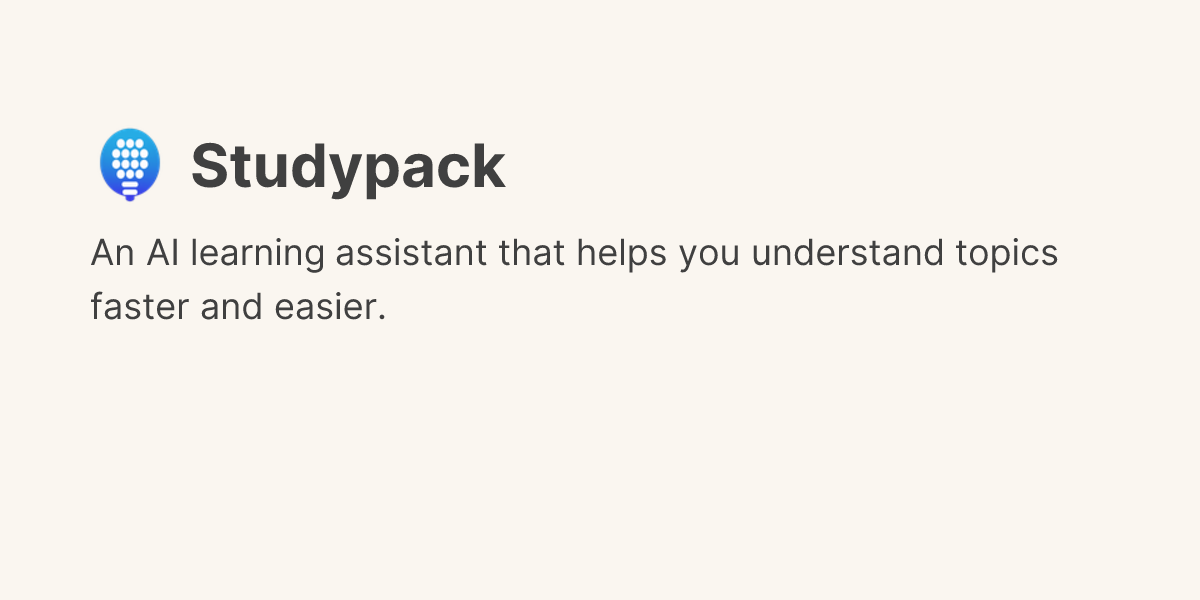Studypack on Uneed | Uneed