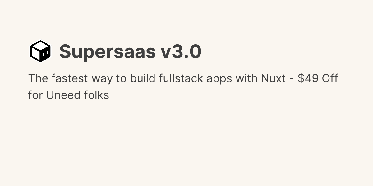 Supersaas v3.0 on Uneed | Uneed