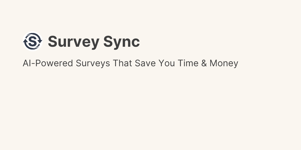 Survey Sync on Uneed | Uneed