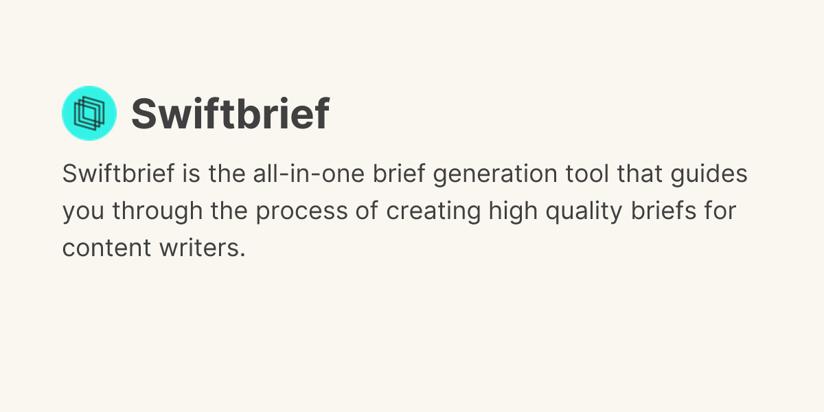 Swiftbrief on Uneed | Uneed