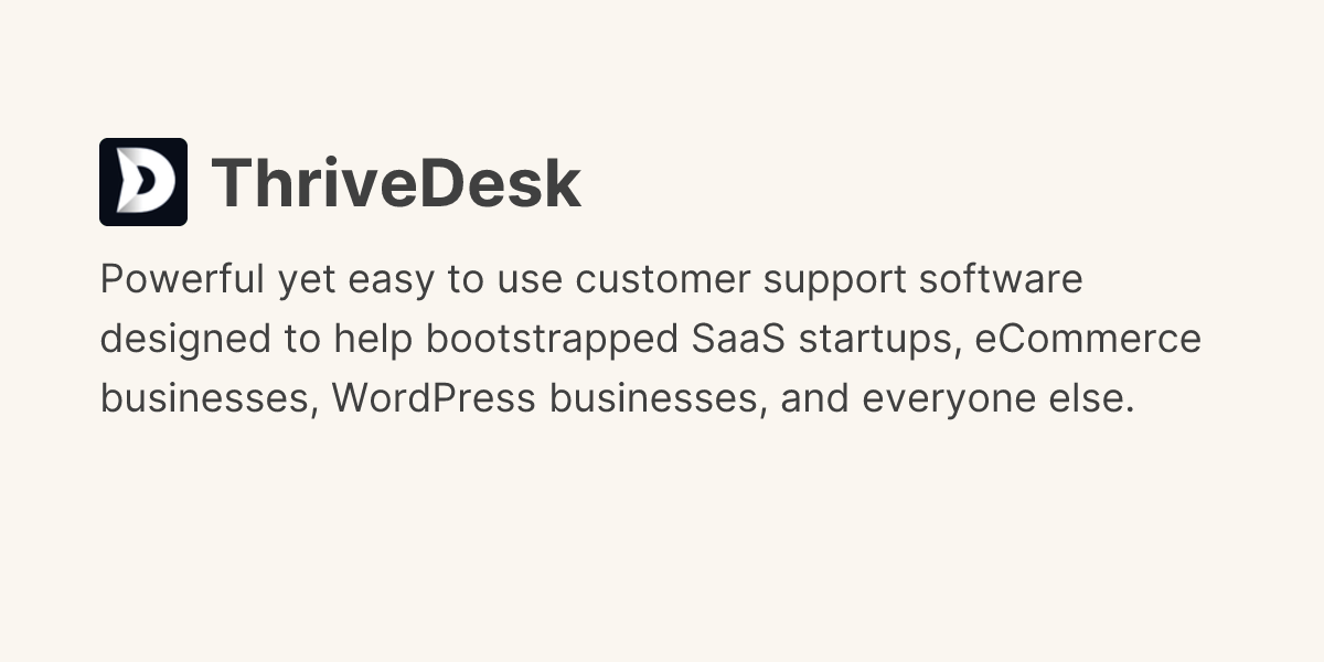 ThriveDesk on Uneed | Uneed