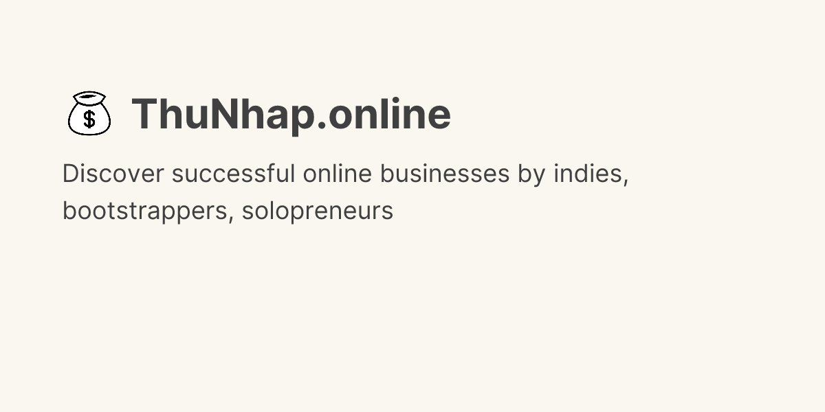 ThuNhap.online on Uneed | Uneed