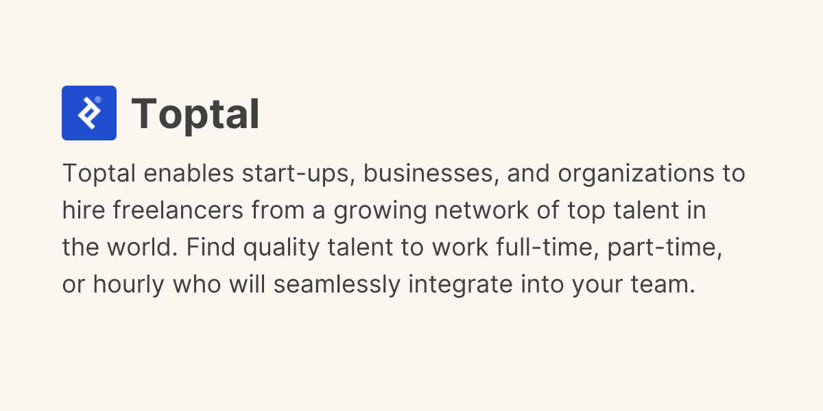 Toptal on Uneed | Uneed