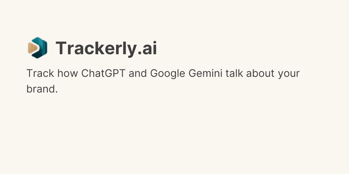 Trackerly.ai on Uneed | Uneed