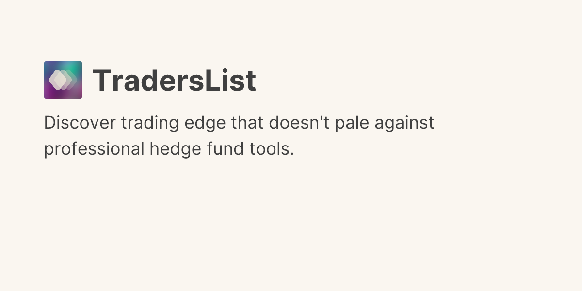 TradersList on Uneed | Uneed