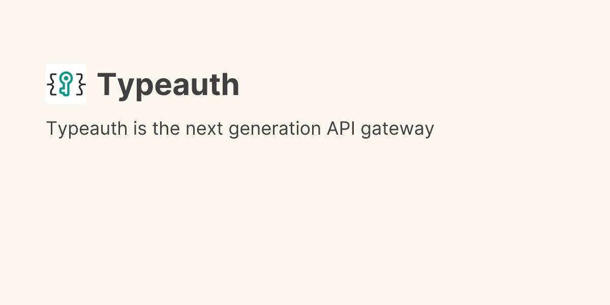Typeauth on Uneed | Uneed