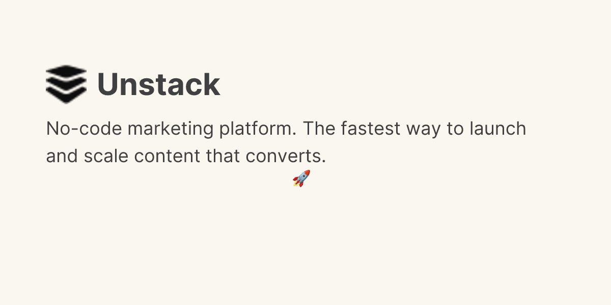 Unstack on Uneed | Uneed