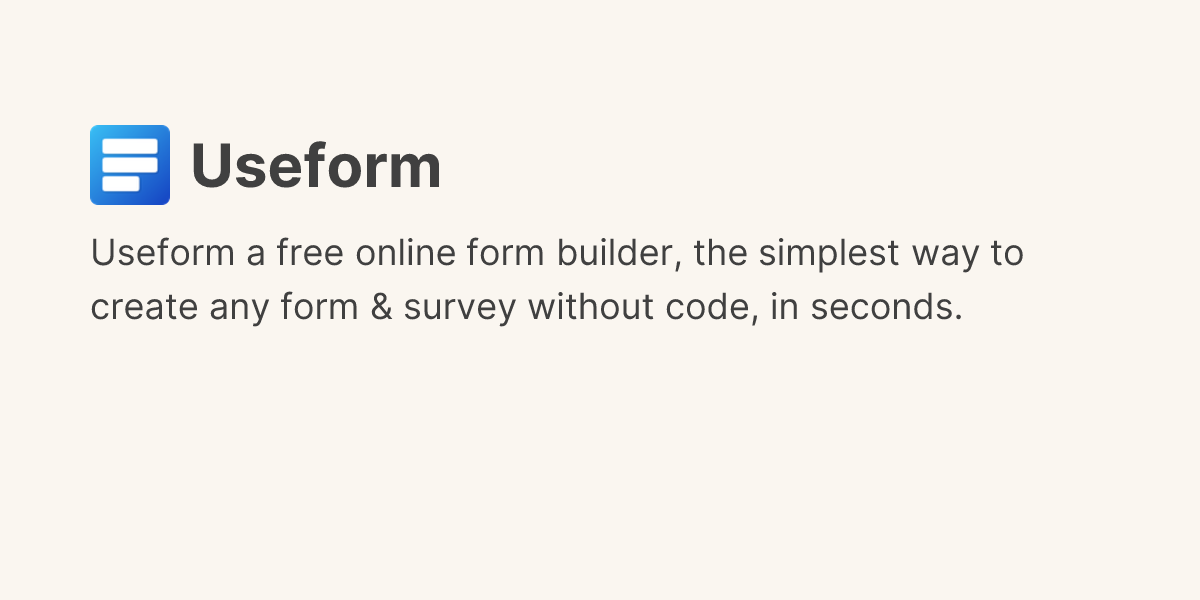 Useform on Uneed | Uneed