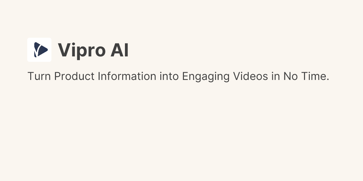 Vipro AI on Uneed | Uneed