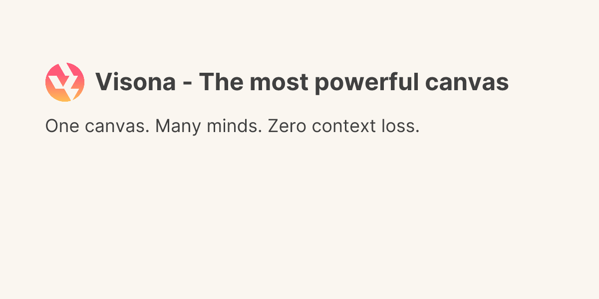 Visona - The most powerful canvas on Uneed | Uneed