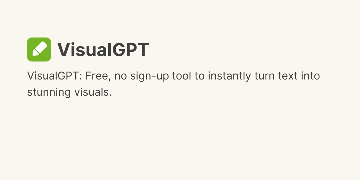VisualGPT on Uneed | Uneed