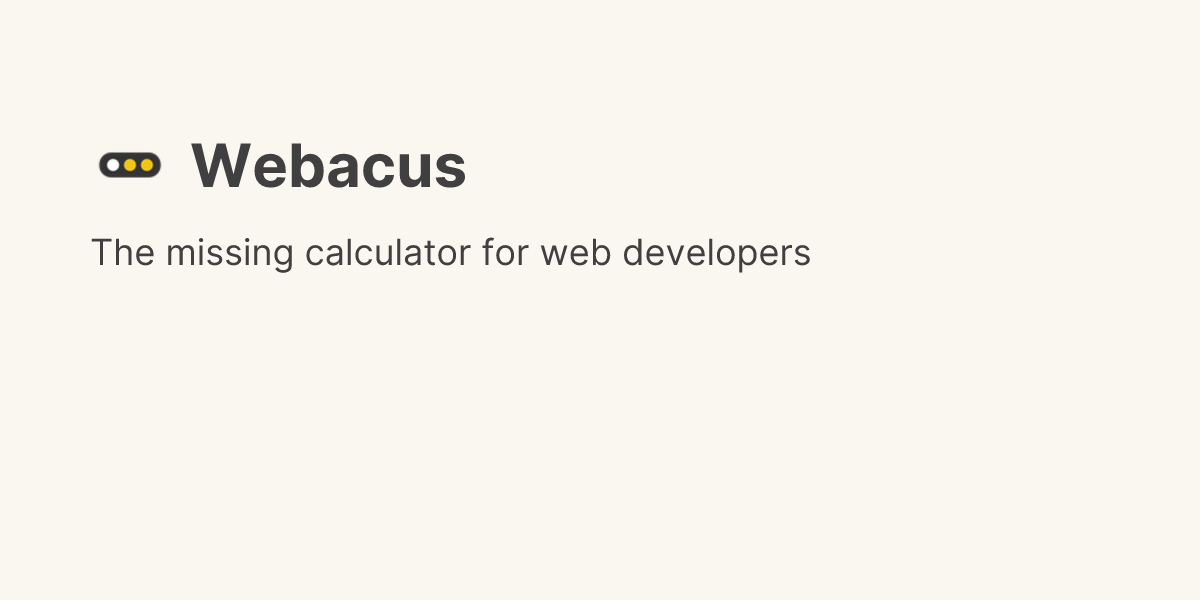 Webacus on Uneed | Uneed