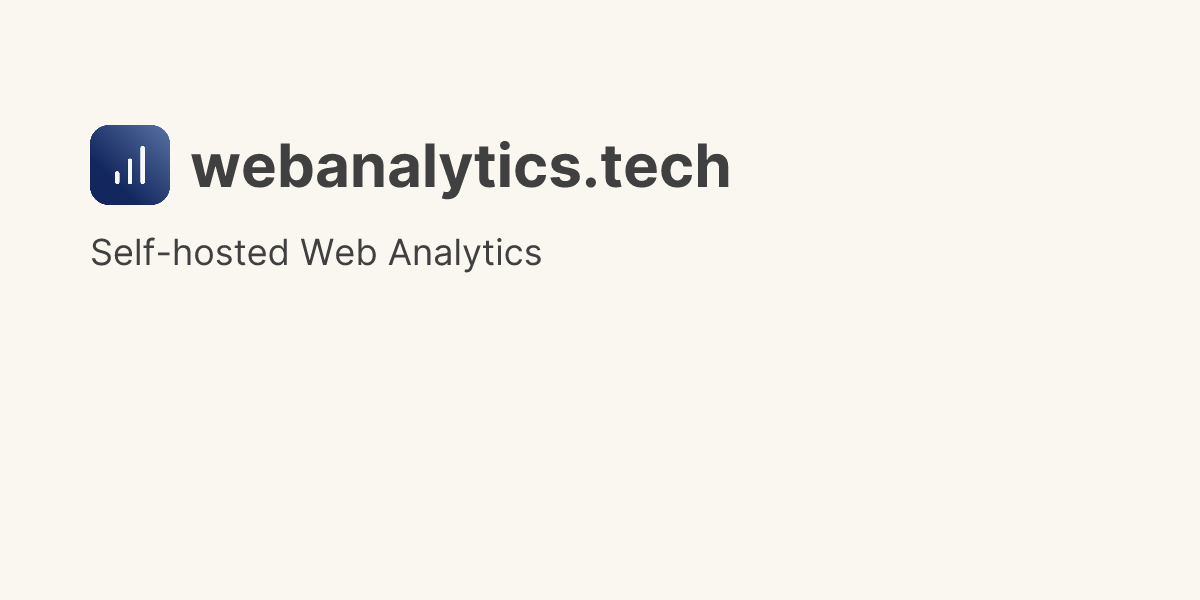 webanalytics.tech on Uneed | Uneed