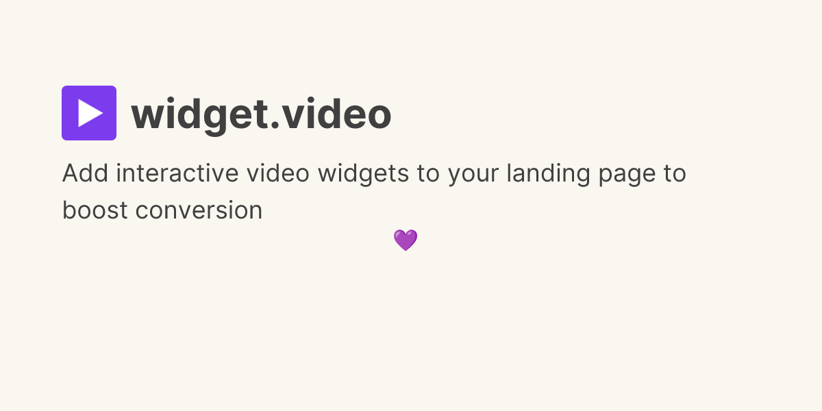 widget.video on Uneed | Uneed